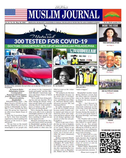 Muslim Journal Vol. 45, No. 36, May 22, 2020 | Muslim Journal
