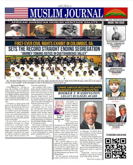 MUSLIM JOURNAL VOL 47 NO 21 FEB 12-18, 2022 - Muslim Journal
