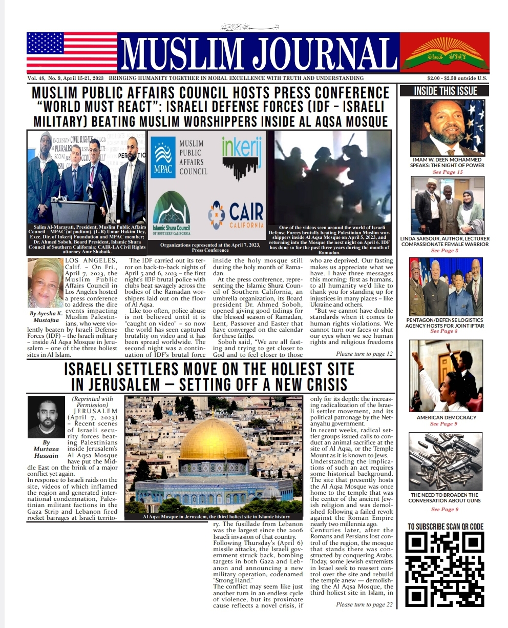MUSLIM JOURNAL VOL 48 NO 9 APR 15-21, 2023 - Muslim Journal