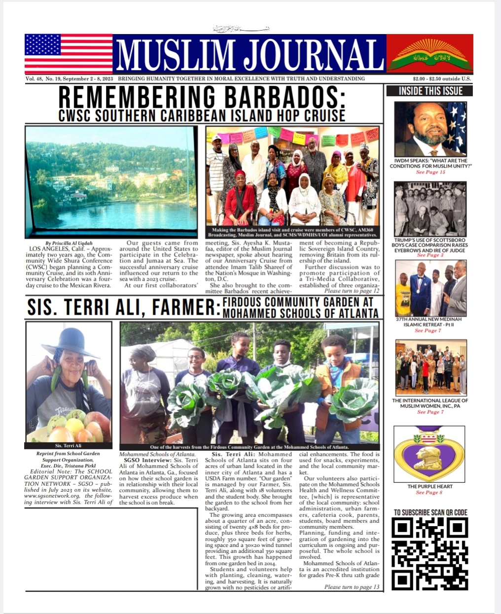 MUSLIM JOURNAL VOL 48 NO 19 SEP 2-8, 2023 - Muslim Journal