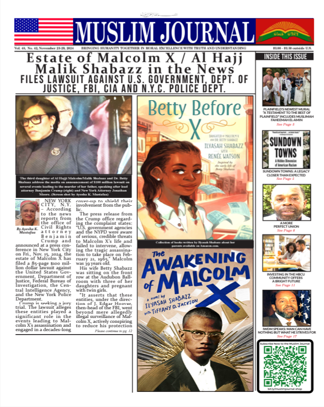 MUSLIM JOURNAL VOL 48, NO 42, Nov 23-29, 2024 - Muslim Journal